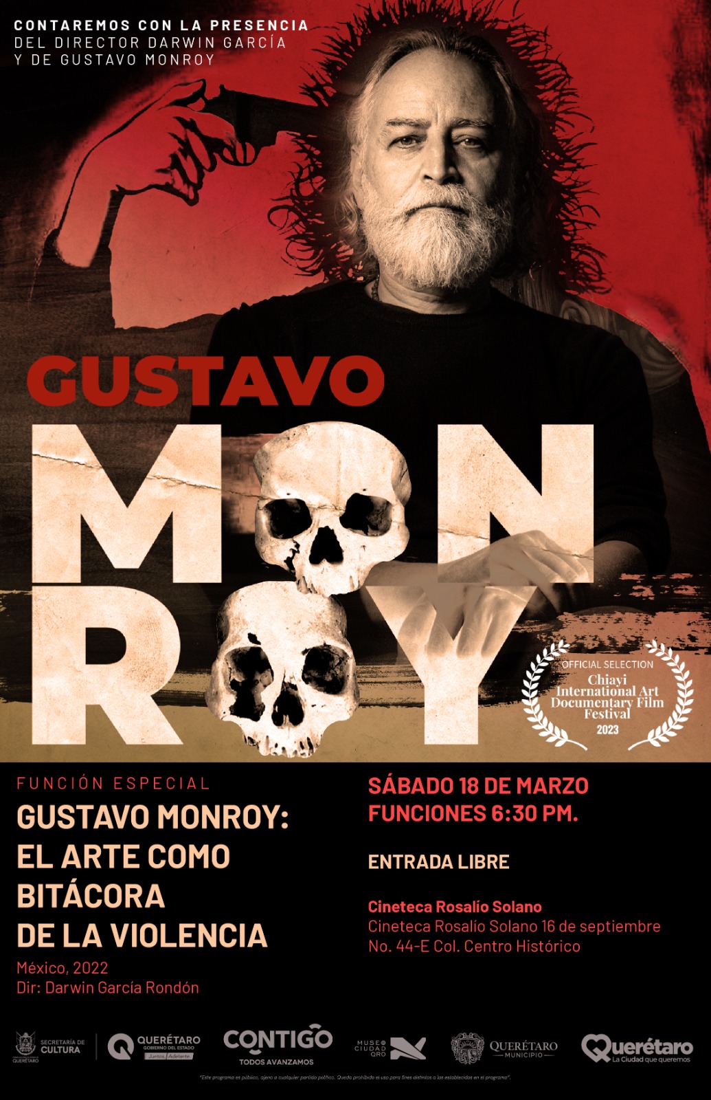 Cineteca Rosalío Solano proyectará el documental "El arte como bitácora ...